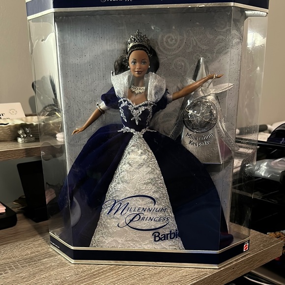 Barbie | Other | Barbie Blue And Silver Decorative Display Piece | Poshmark